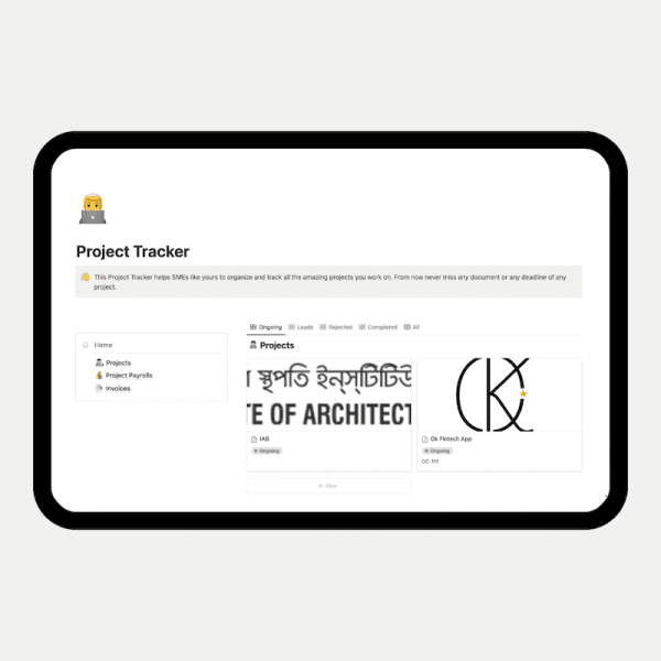 Free Notion Project Tracker Template - Notion Wall
